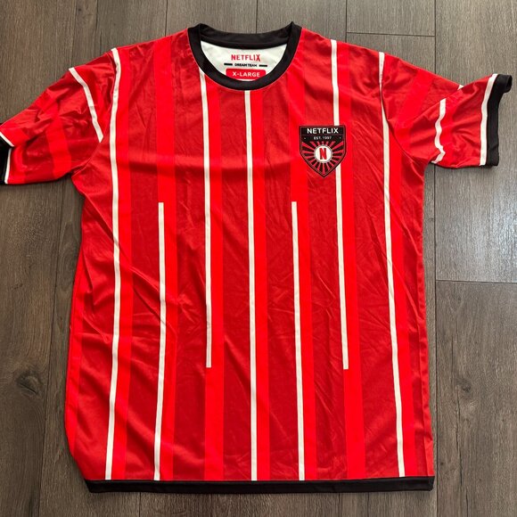Netflix | Shirts | Rare Netflix Fc Soccer Jersey Size Xl Staff Only ...